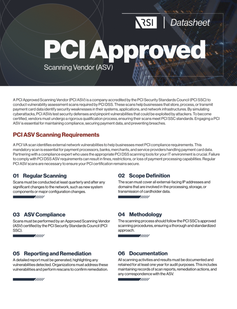 PCI ASV Scanning Resources | Datasheet, Whitepaper & Guide
